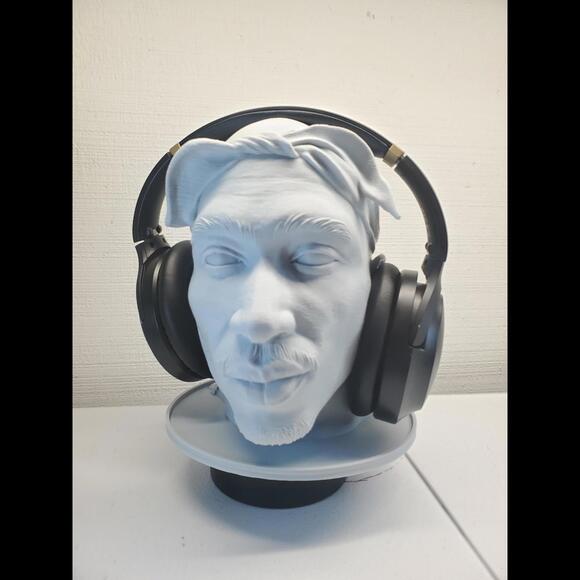 Portable Audio & Video | Tupac Shakur Headphone Stand 2pac Rapper Bust ...